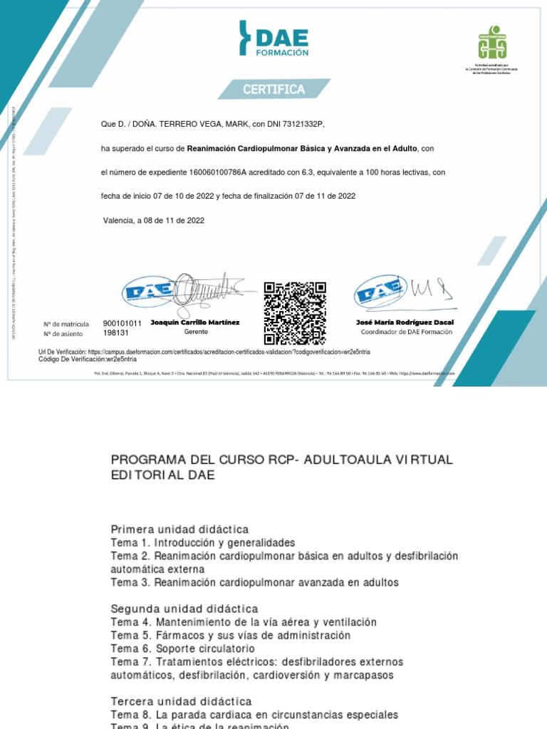 Certificado DAE - 160060100786A900101011 | PDF