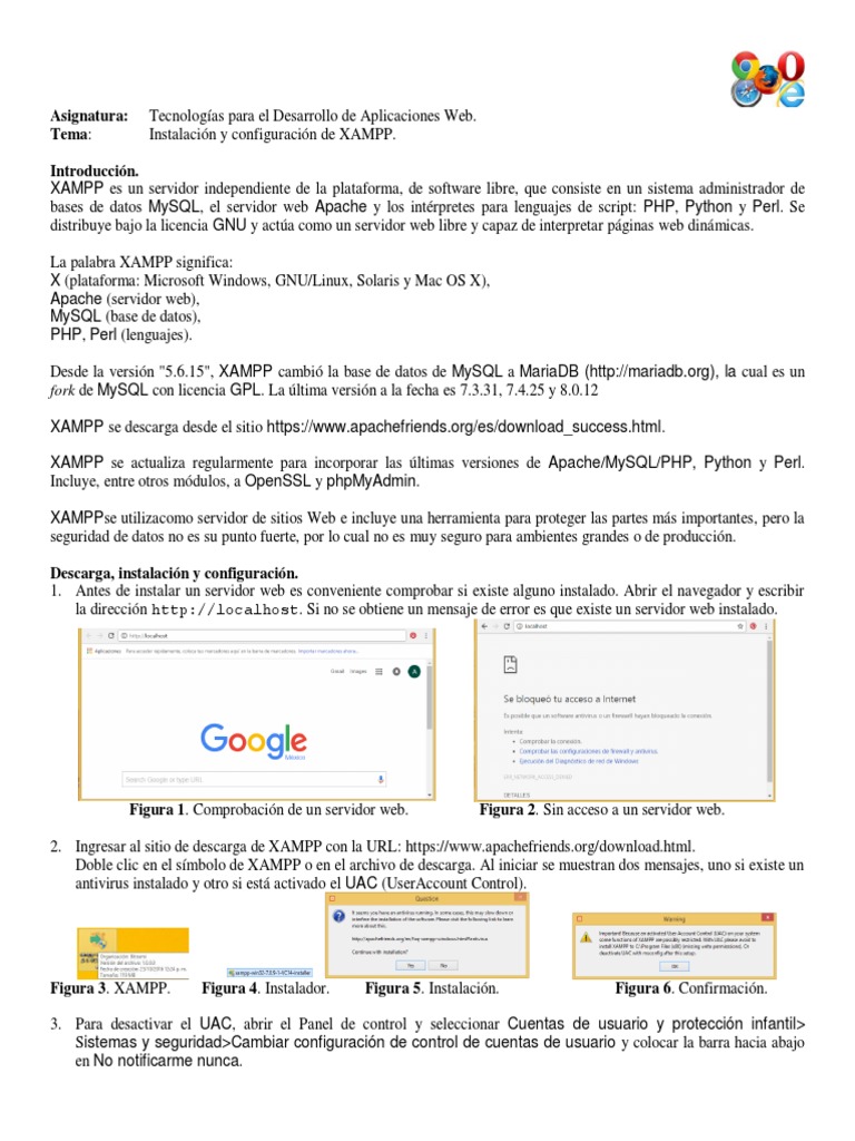 TDAweb XAMPP Instalacion | PDF | Mi sql | Php