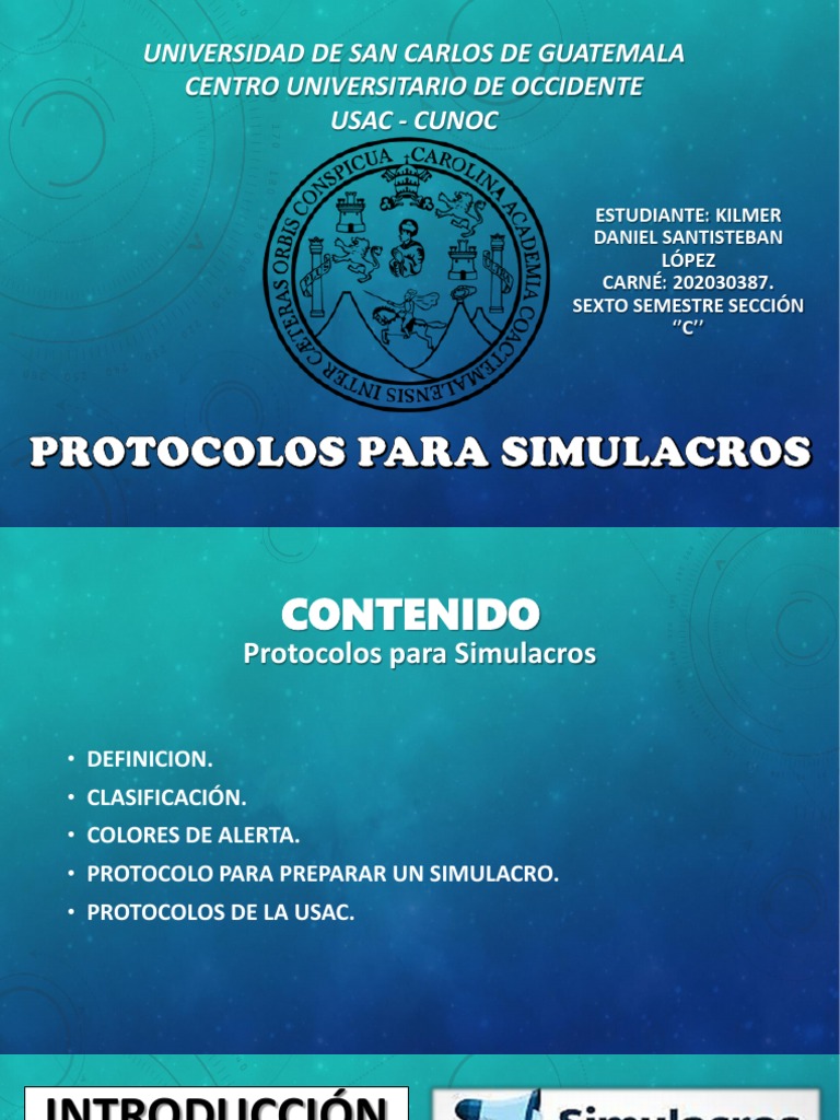 Protocolo para Simulacros | PDF | Simulación