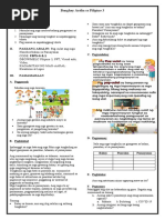 Filipino Grade3 Activity Sheets | PDF