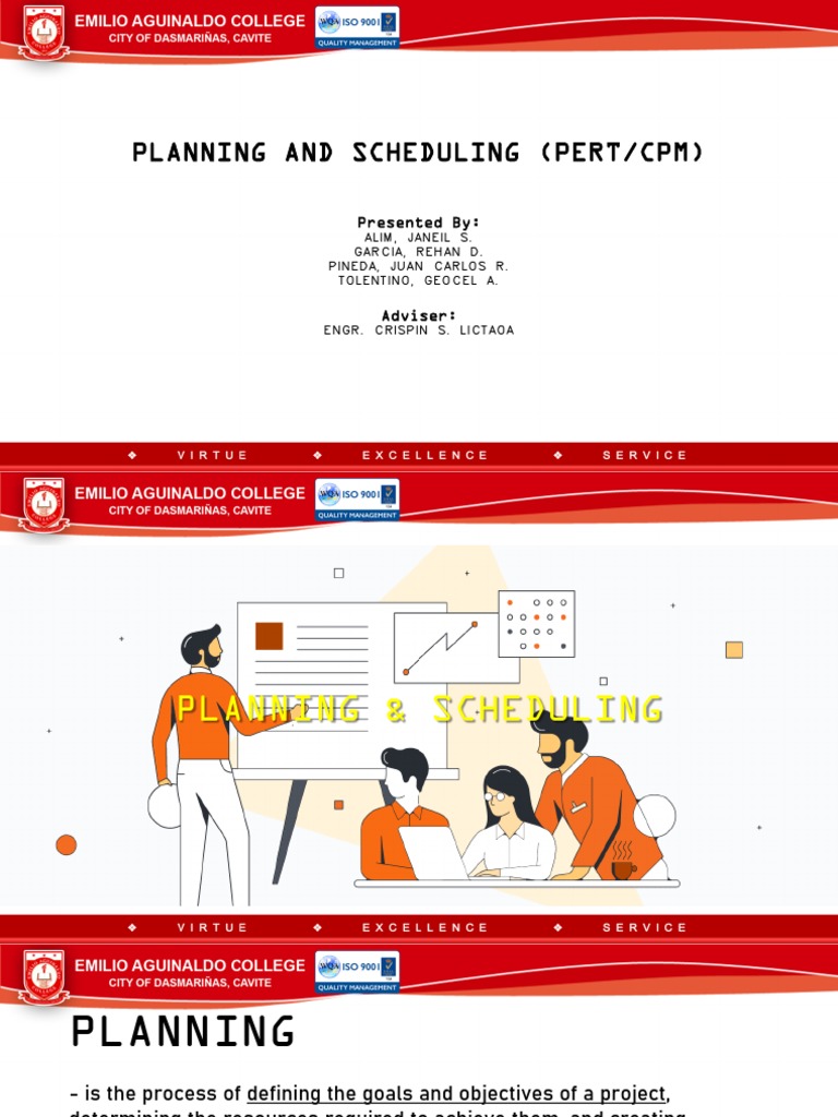 Lesson 3 - Planning and Scheduling - Pert-Cpm | PDF | Applied Mathematics