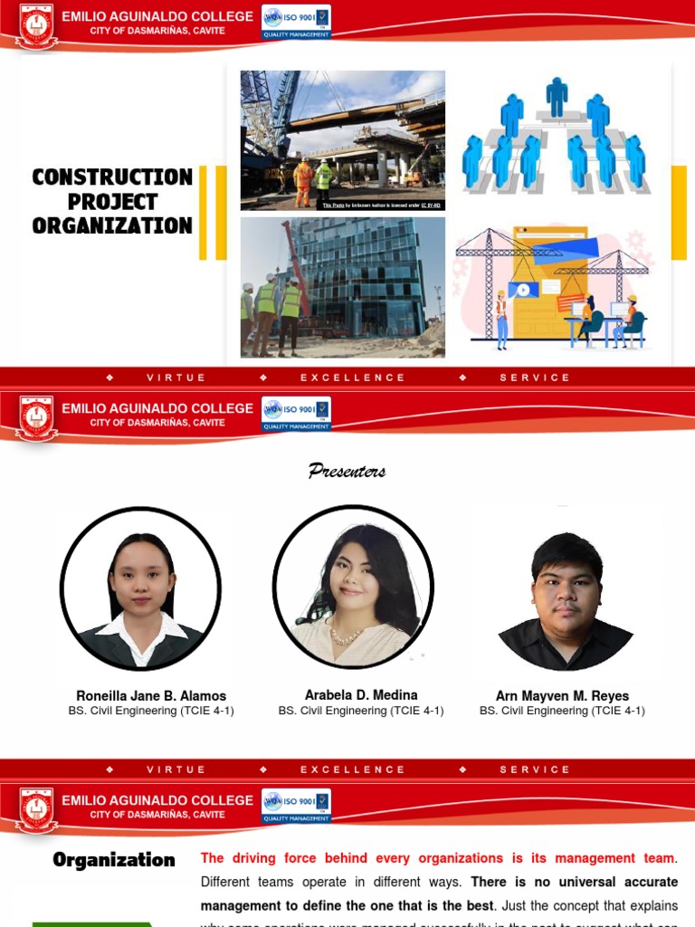 Construction Project Organization Overview | PDF | General Contractor ...
