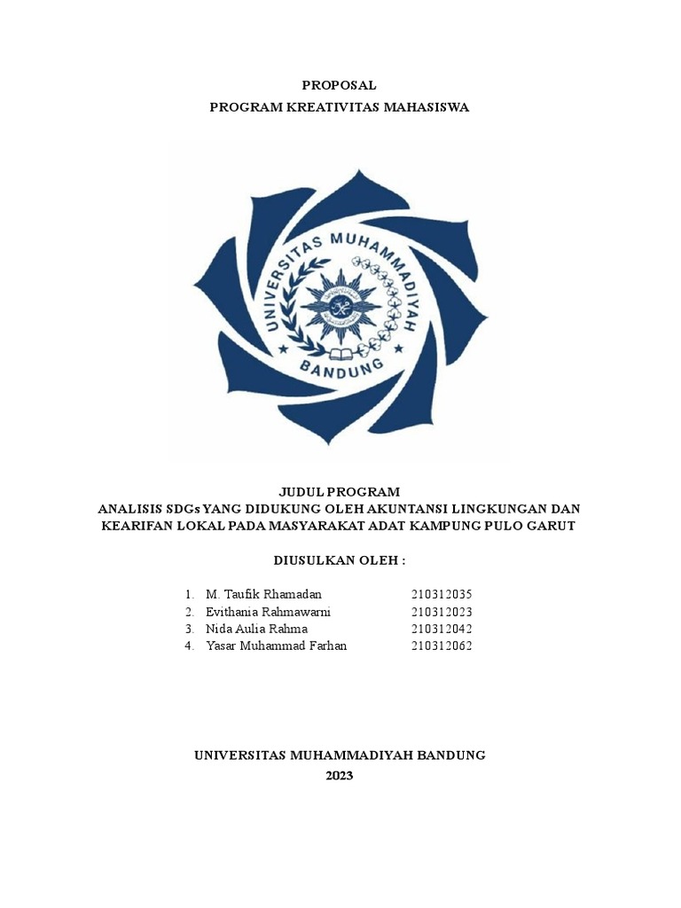 ANALISIS SDGs YANG DIDUKUNG OLEH AKUNTANSI LINGKUNGAN DAN KEARIFAN ...