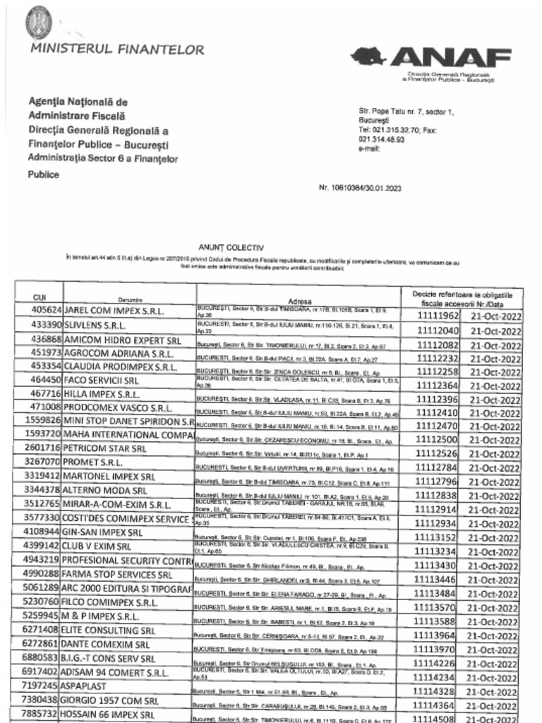 Anunt Afp6 10610364 | PDF