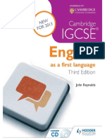 Cambridge Igcse Literature in English | PDF | Poetry | Books