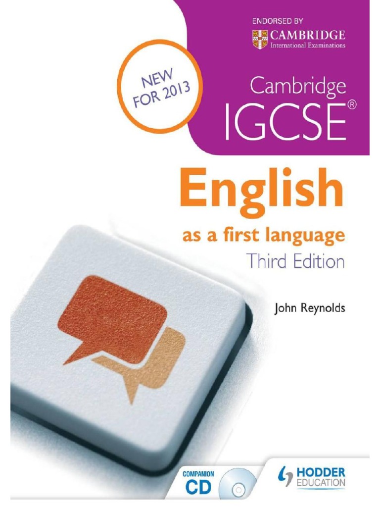Cambridge Igcse English First Language Third Edition | PDF