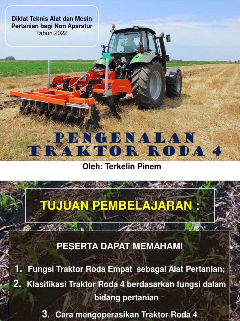 Tayangan Pengenalan Traktor R4 Feb 2022 | PDF | Griya & Taman