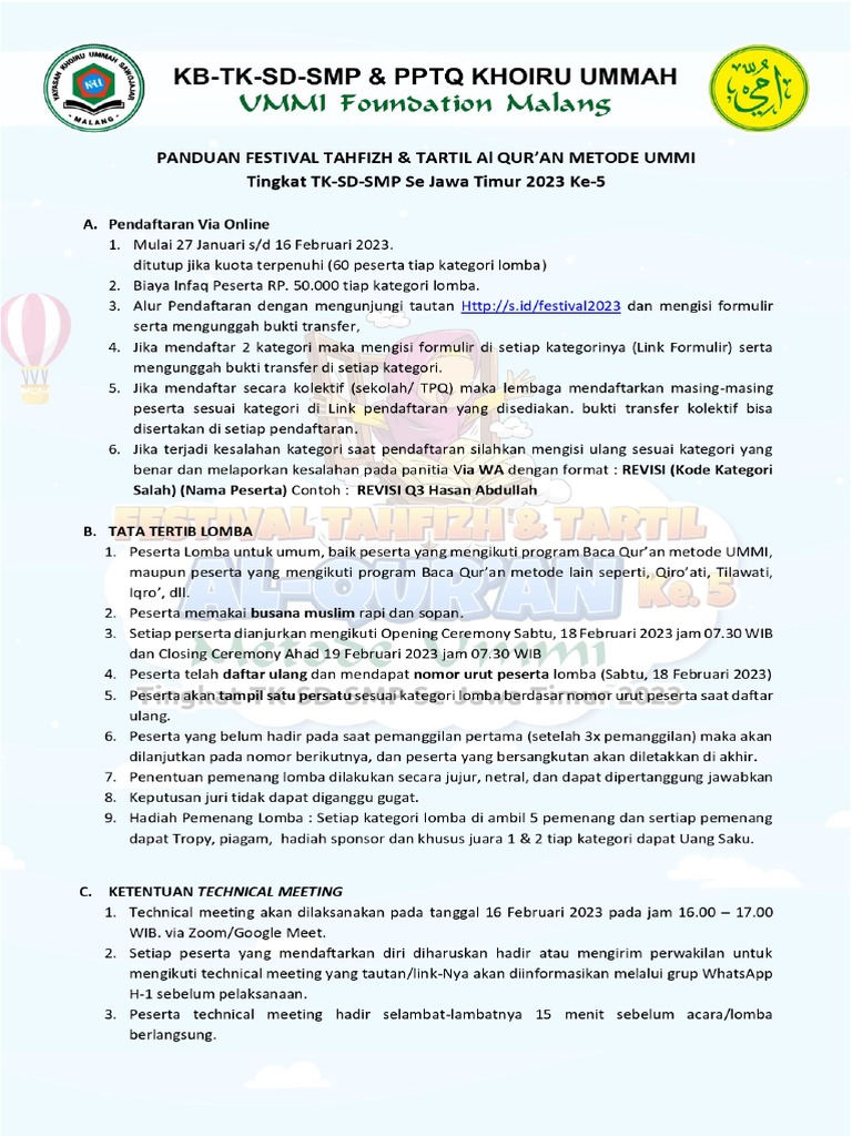 Juknis Festival 2023 - 0702 | PDF