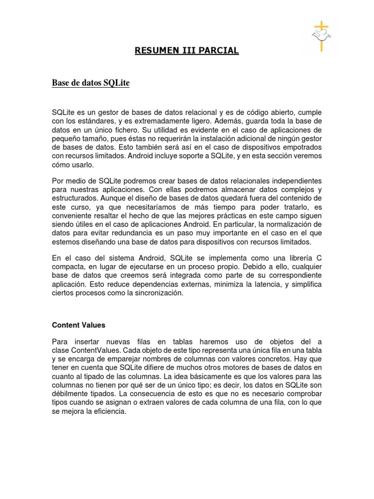 SQLite en Android: Guía Básica | PDF | SQL | Bases de datos