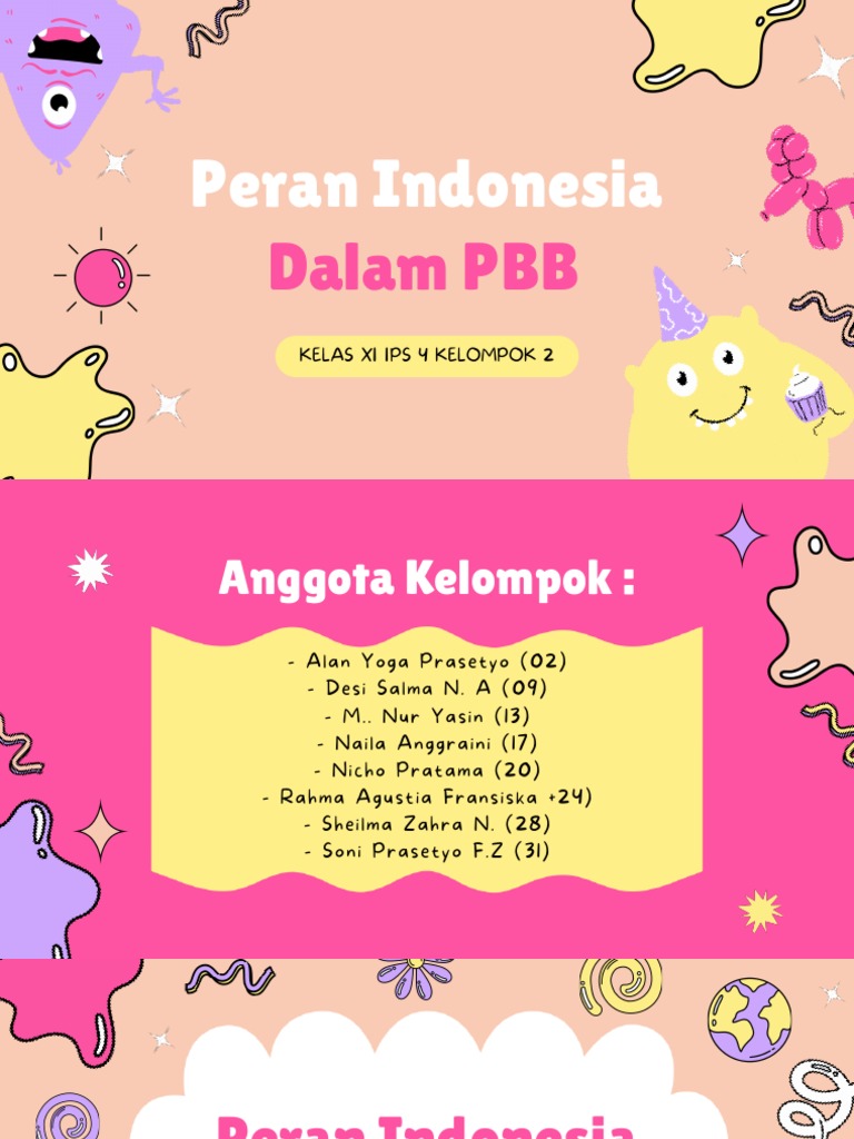 Peran Indonesia Dalam PBB | PDF