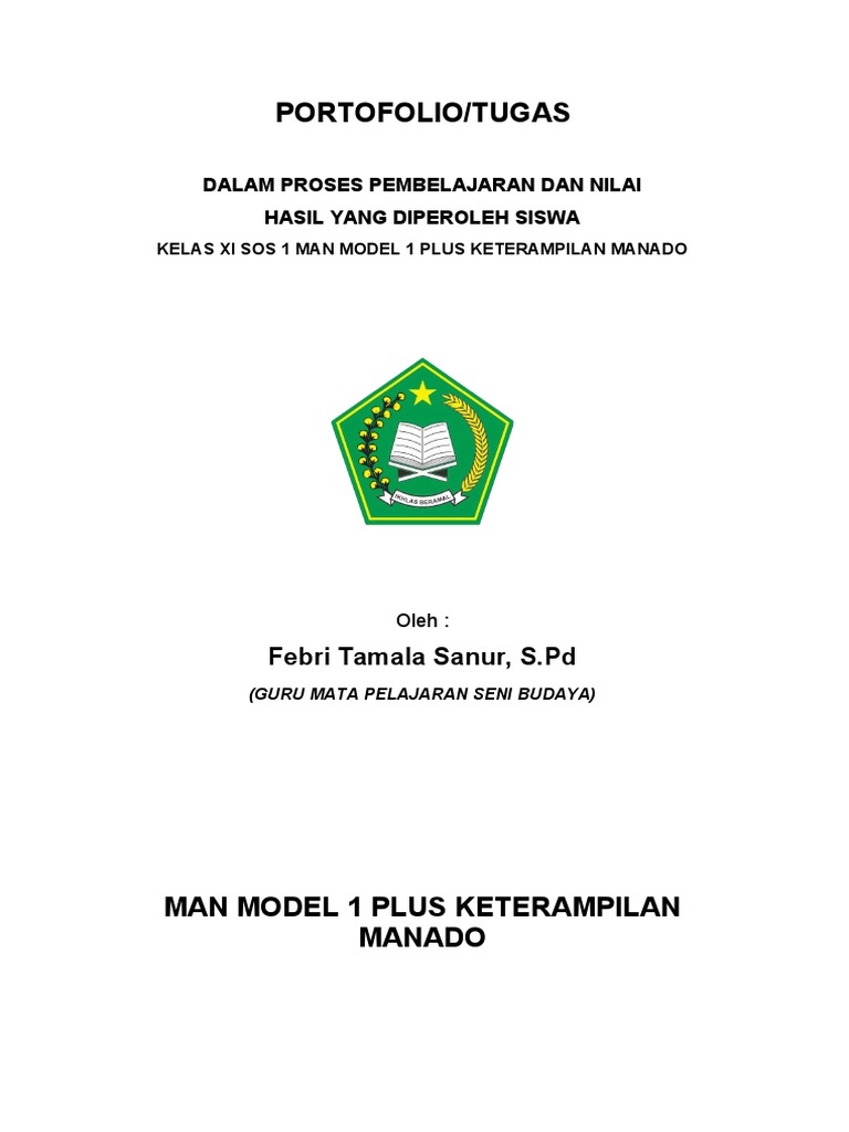 7.1 Fortofolio Tugas Pembelajaran | PDF | Griya & Taman