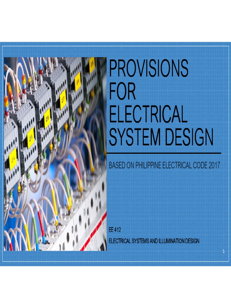 Provisions For Electrical System Design Residential | PDF | Electrical ...