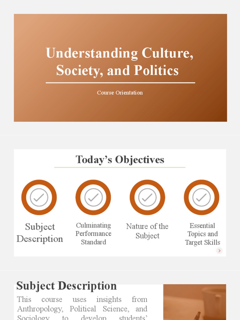 W1 UCSP Course Orientation | PDF