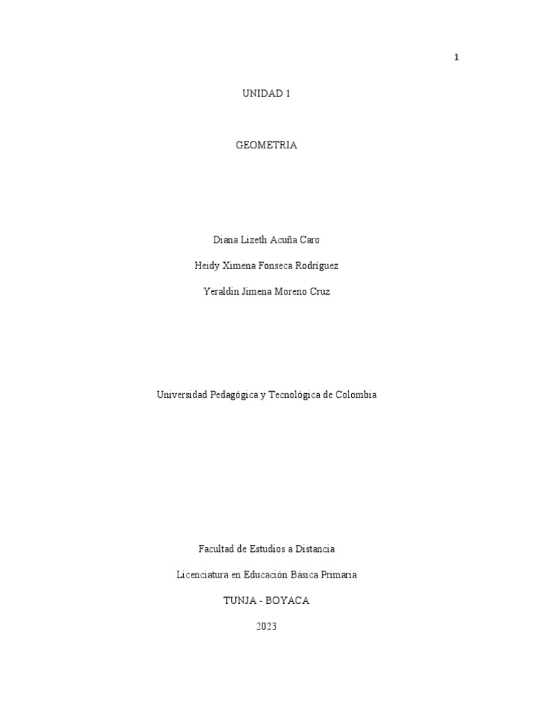 Unidad 1 | PDF | Volumen | Geometría