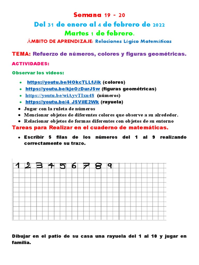 Tarea Martes 1 de Febrero de 2022 | PDF