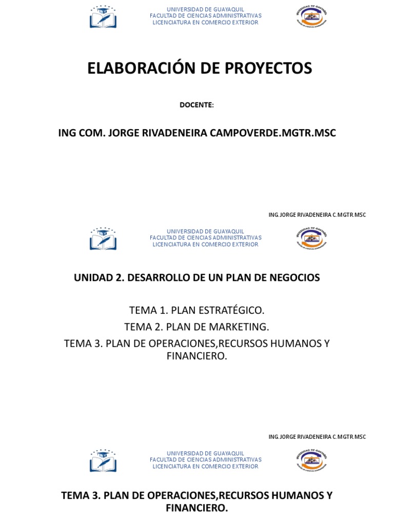 Elaboración de Proyectos 2022 Unidad 2 Tema 3 | PDF | Business | Industrias de servicio