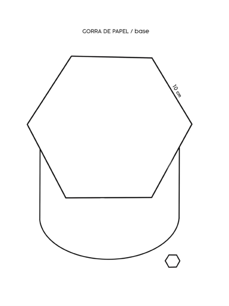 Gorra De Cartulina Versión 1 Pdf