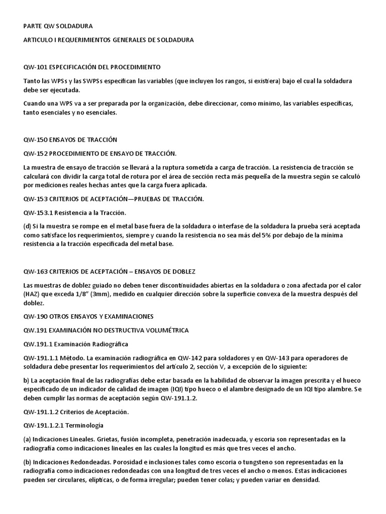 Asme Sec Ix | Descargar gratis PDF | Soldadura | Construcción