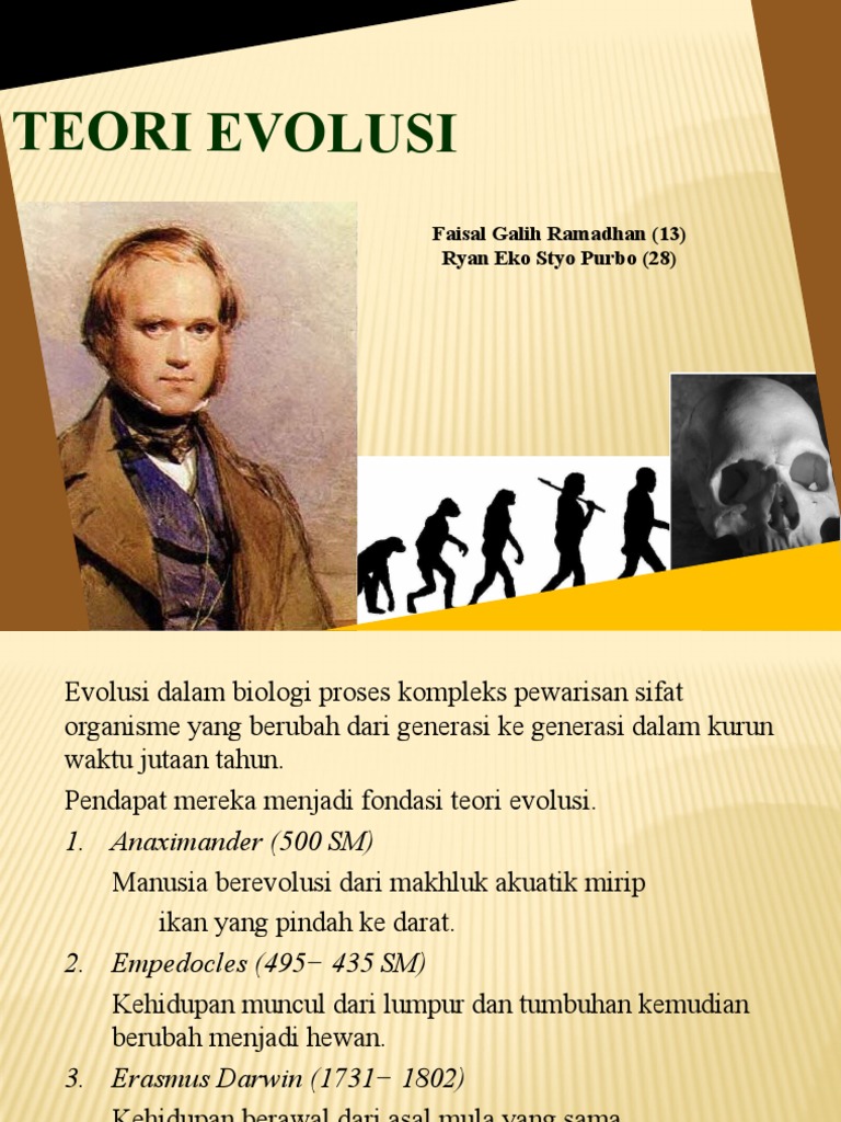 TEORI EVOLUSI | PDF