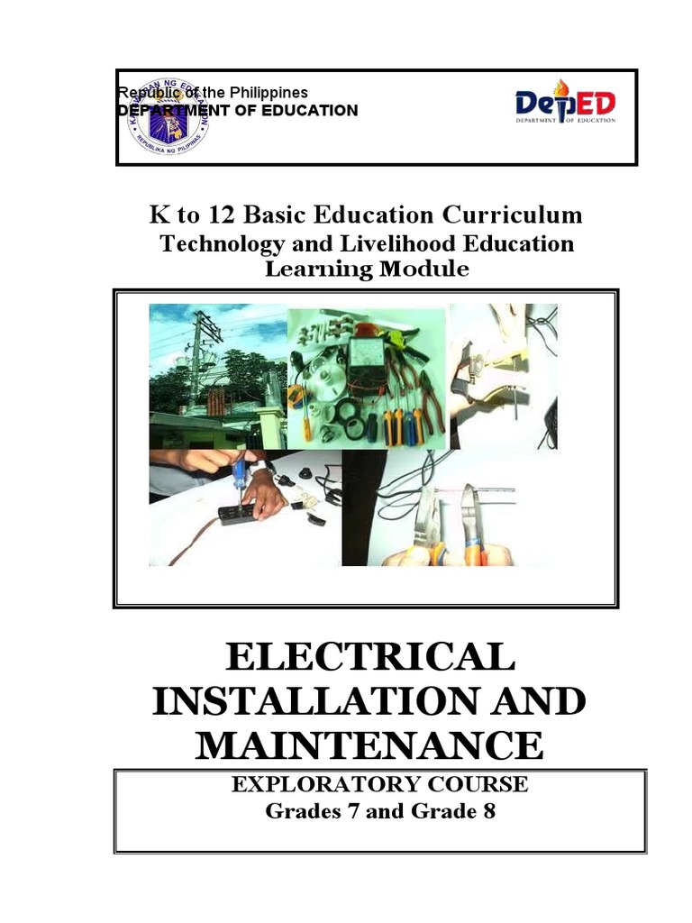 Electrical Learning Module | PDF | Electrical Connector | Electrical Wiring
