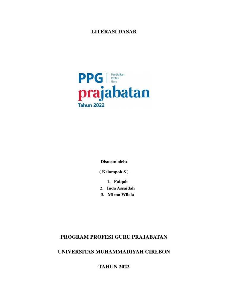 Literasi Dasar | PDF