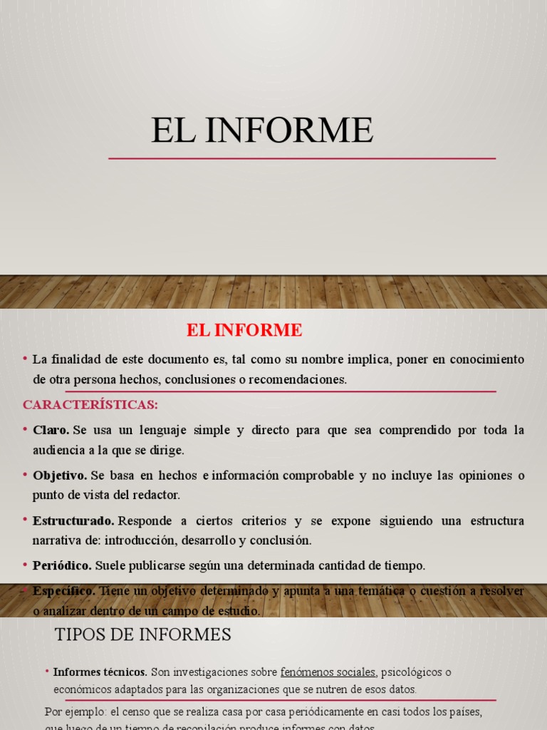El Informe | PDF | Science | Información