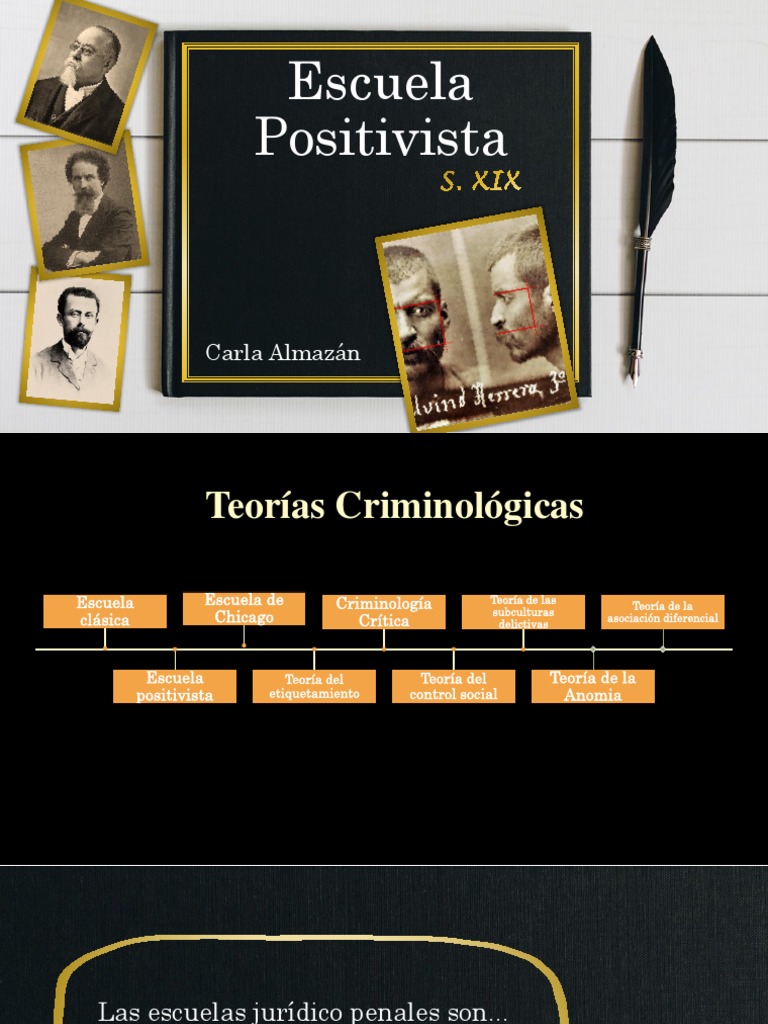 Escuela Positivista (Siglo Xix) | PDF | Criminología | Derecho penal