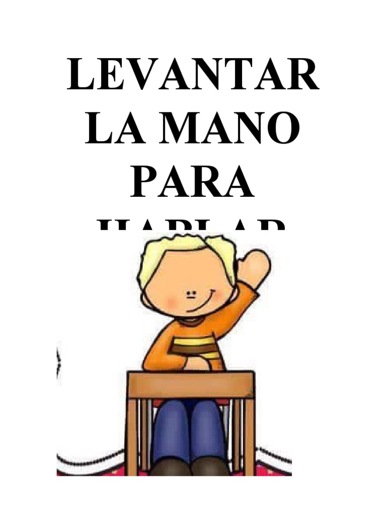 Levantar La Mano para Hablar | PDF