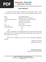 Format Surat Pelaporan PHK Ke Disnaker | PDF | Pengelolaan Keuangan & Uang