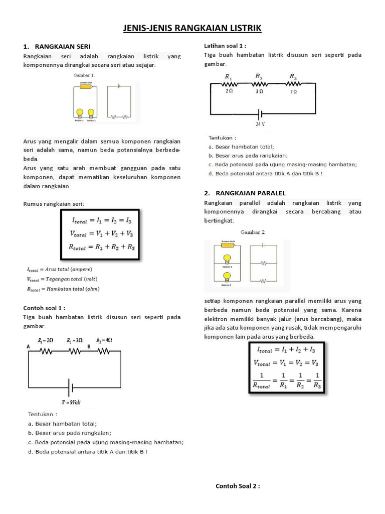 Rangkaian Listrik | PDF