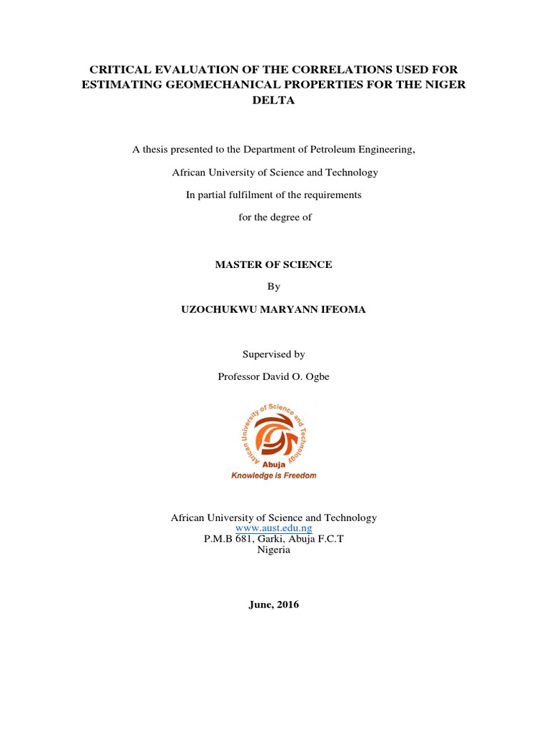 Uzochukwu MaryAnn | PDF | Strength Of Materials | Porosity