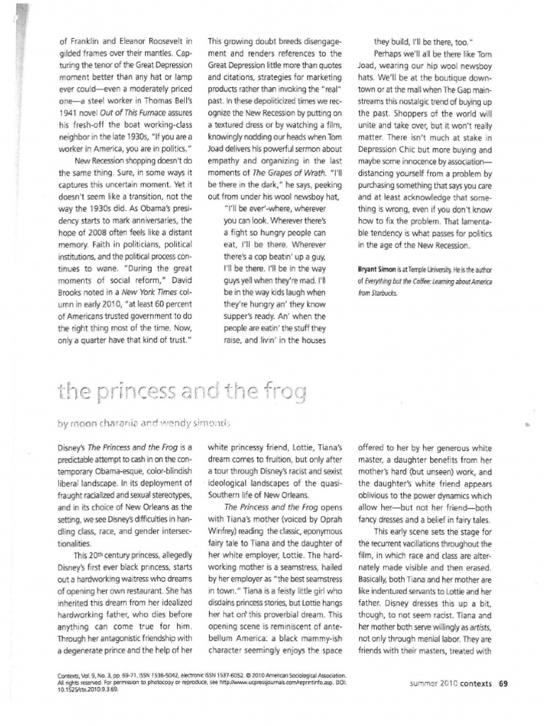 The Princess and The Frog | PDF