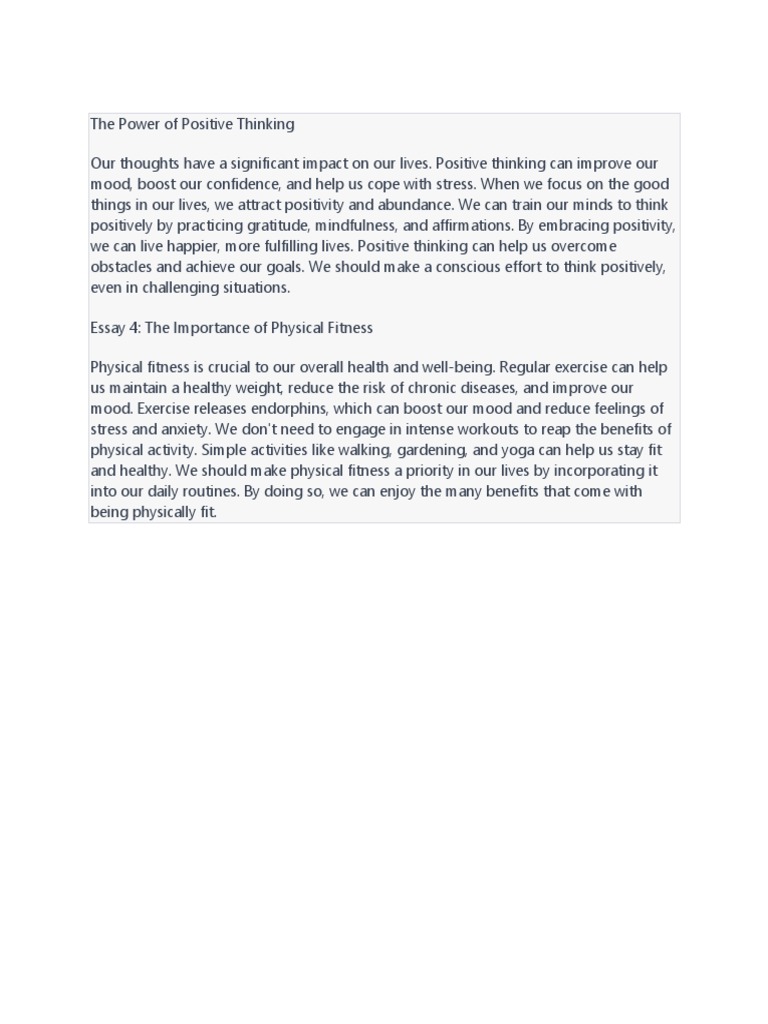 The Power of Positive Thinking | PDF | Career & Growth | Self-Improvement