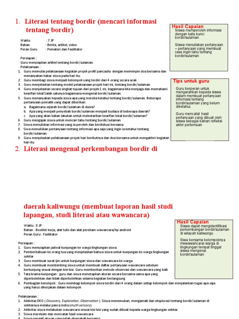 Modul Ajar Projek 2 | PDF | Karier & Perkembangan