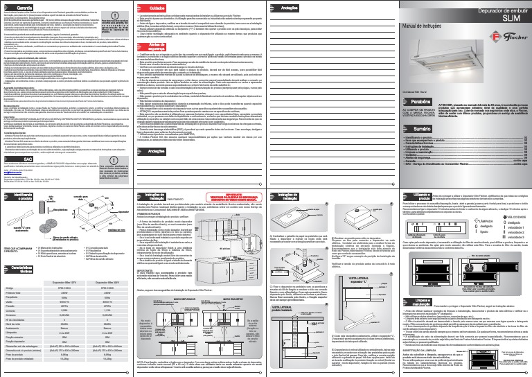 7646 - Manual Instrução Depurador Slim Rev.12 | PDF
