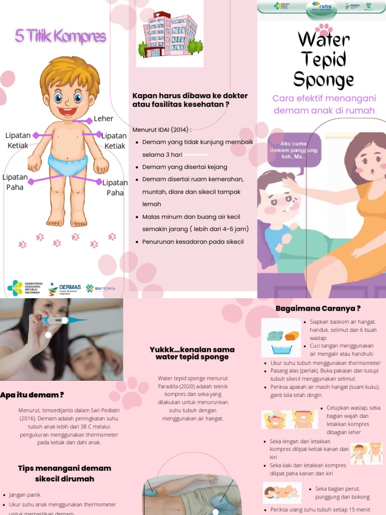 Leaflet Tepid Sponge | PDF