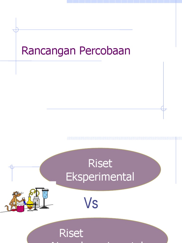 Rancangan Percobaan | PDF