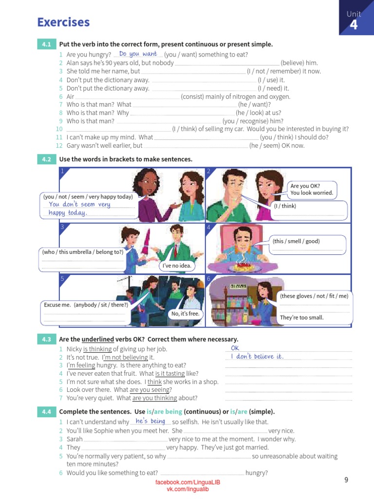 Exercises: Do You Want | PDF