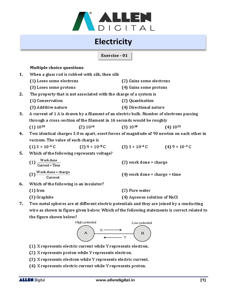 04ElectrictyEx Live1659612447165 | PDF | Electrical Resistance And ...