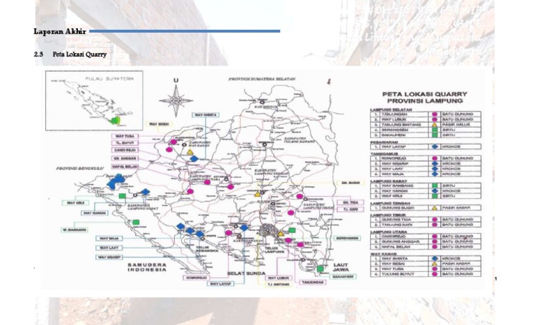 Peta Lokasi Quarry | PDF