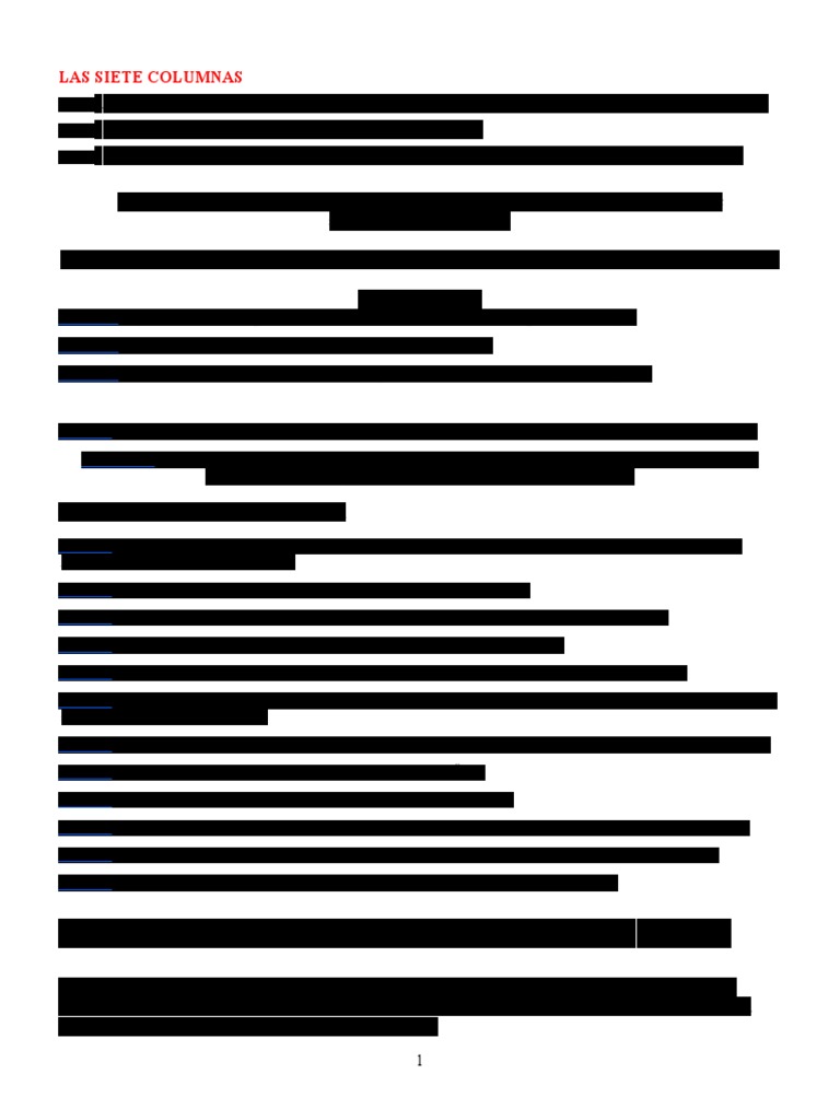 9.1 Las Siete Columnas | PDF | Sabiduría | Cristo (título)