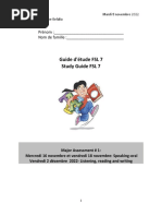 Grade 1 French Exam Structured | PDF