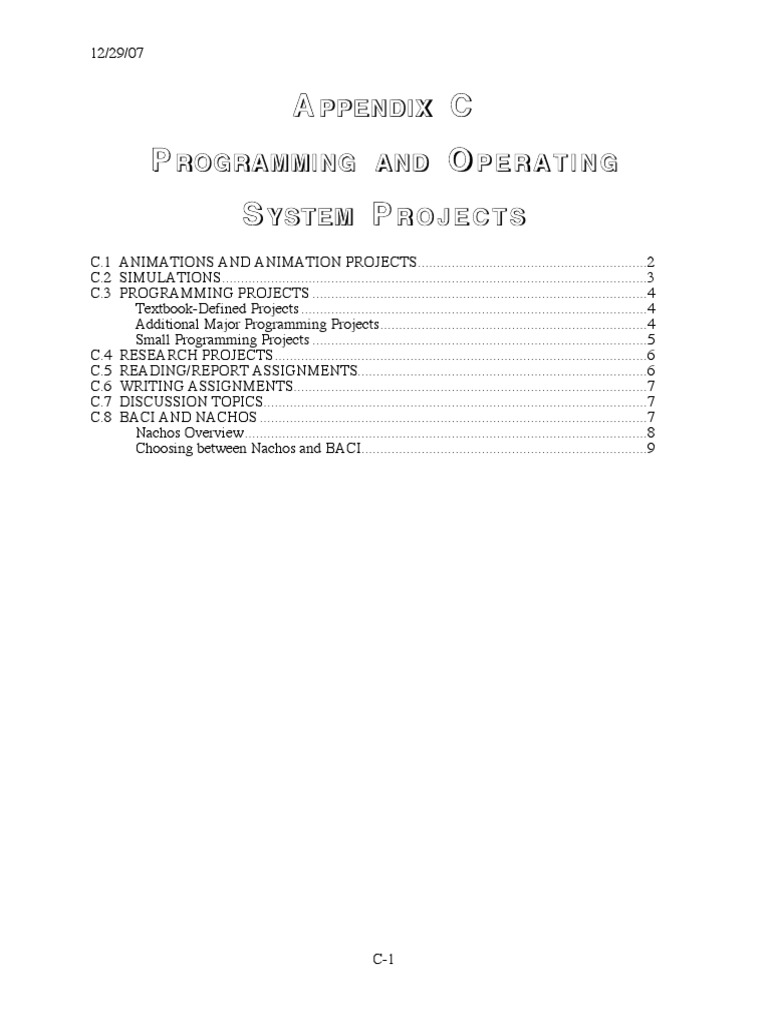 Projects OS6e | PDF | Operating System | Thread (Computing)