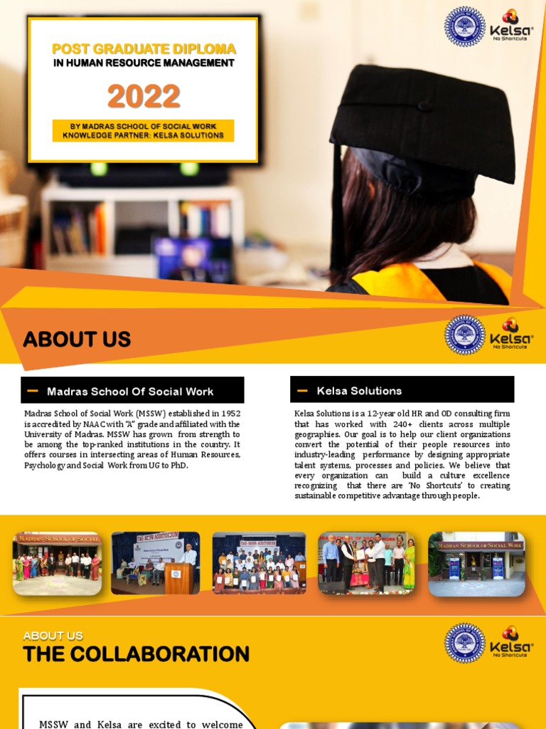 PGDHRM AY23 Brochure 2022 0405 | PDF | Human Resources | Strategic Management