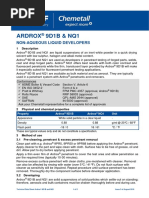 Ardrox® 9PR50 Technical Data Sheet | PDF