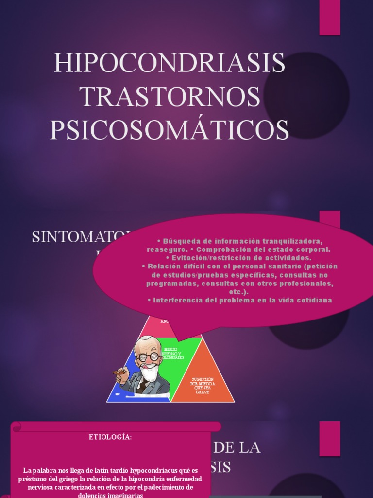 Hipocondriasis: Síntomas y Tratamiento | PDF | Ansiedad | Medicina