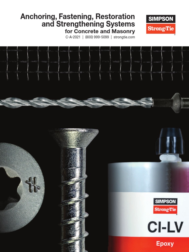 Simpson Strong Tie | PDF | Screw | Masonry