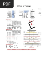 Purlins (LC) Section Properties | PDF