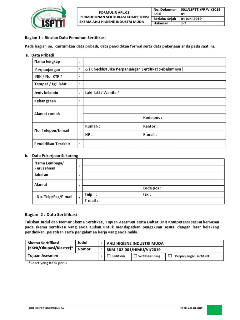Form Fr Apl 01 Himu Pdf