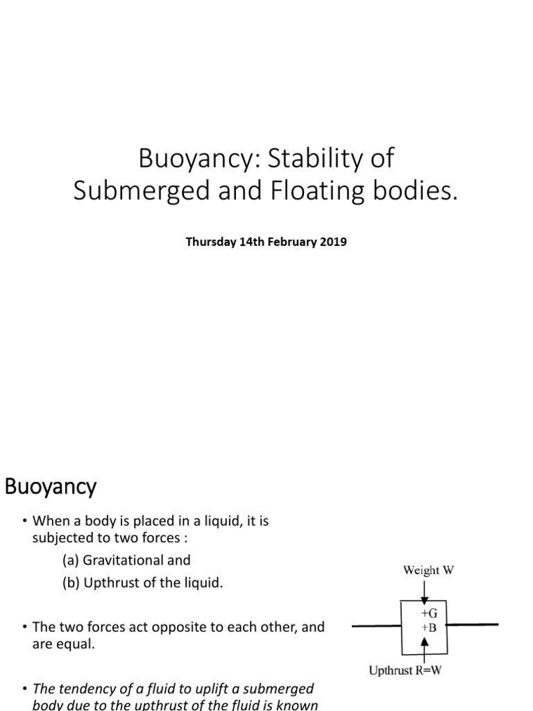 Lesson 4-Buoyancy | PDF | Buoyancy | Mechanics